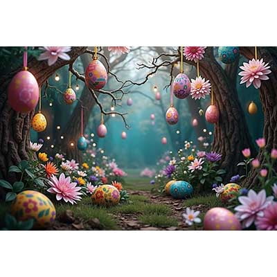 Easter Forest Scery Photography Backdrops Childr Party ration Photoz ...