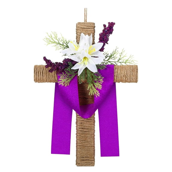 Easter Front Door Wreath Easter Wreath Wood Hanger Wall Wreaths Flowers ...