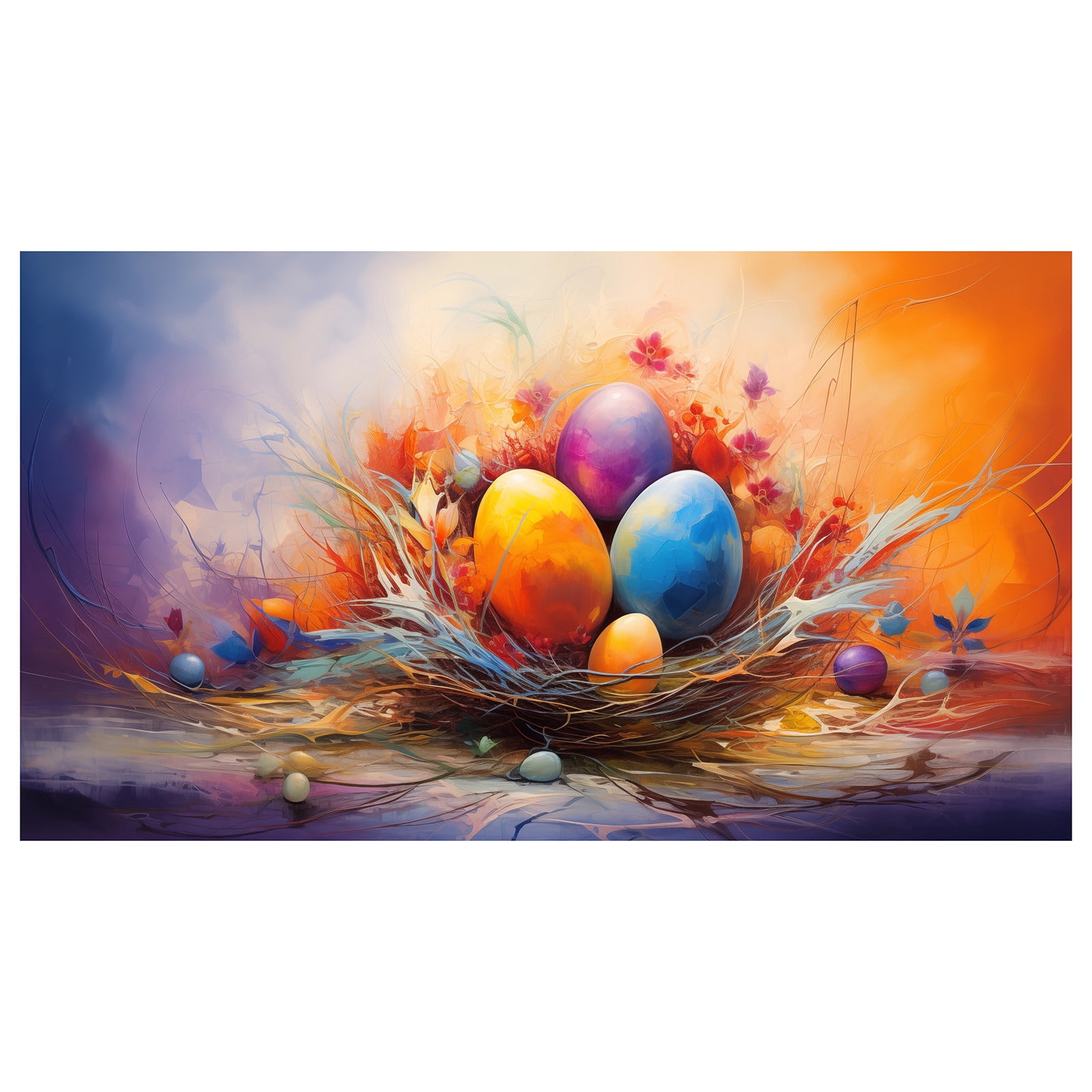 Easter Garage Door Decoration Easter Garage Door Banner Mural 20 Ft ...