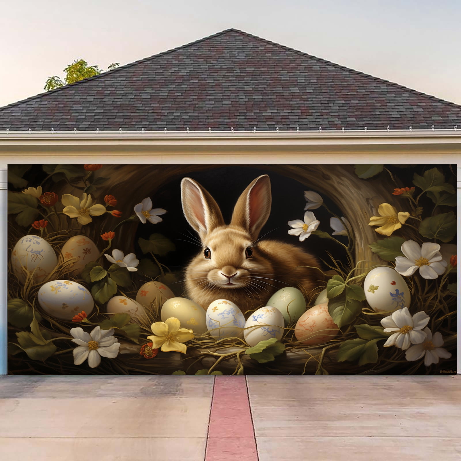 Easter Garage Door Decoration Easter Garage Door Banner Mural Easter ... Easter Garage Door Decoration Easter Garage Door Banner Mural Easter ...