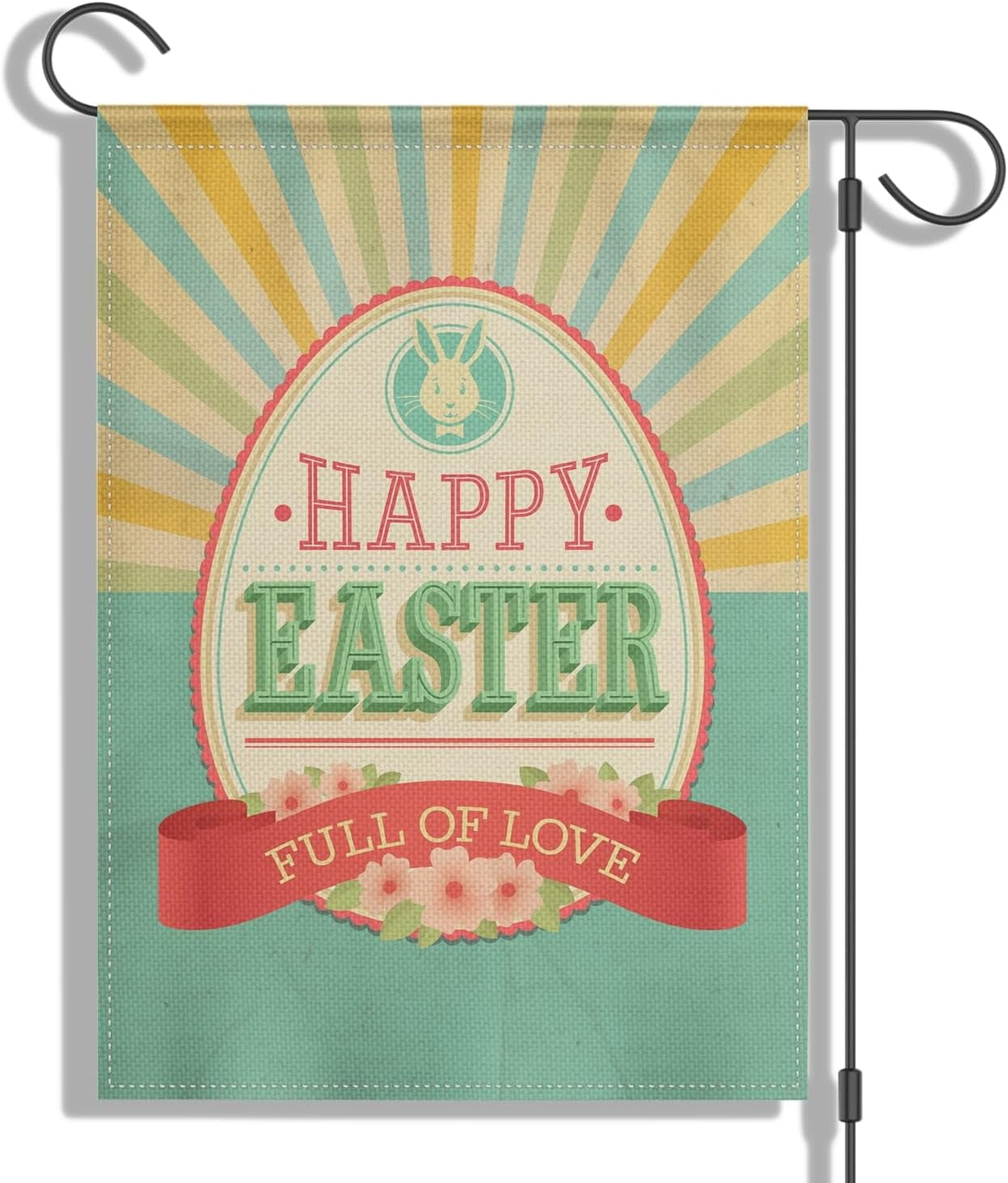 Easter Garden Flags,Garden Flag Double Sided Fags Easter Happy Full of ...