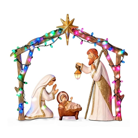 Easter Garden Scene Luminous Ornament for Home and Patio Festival ...