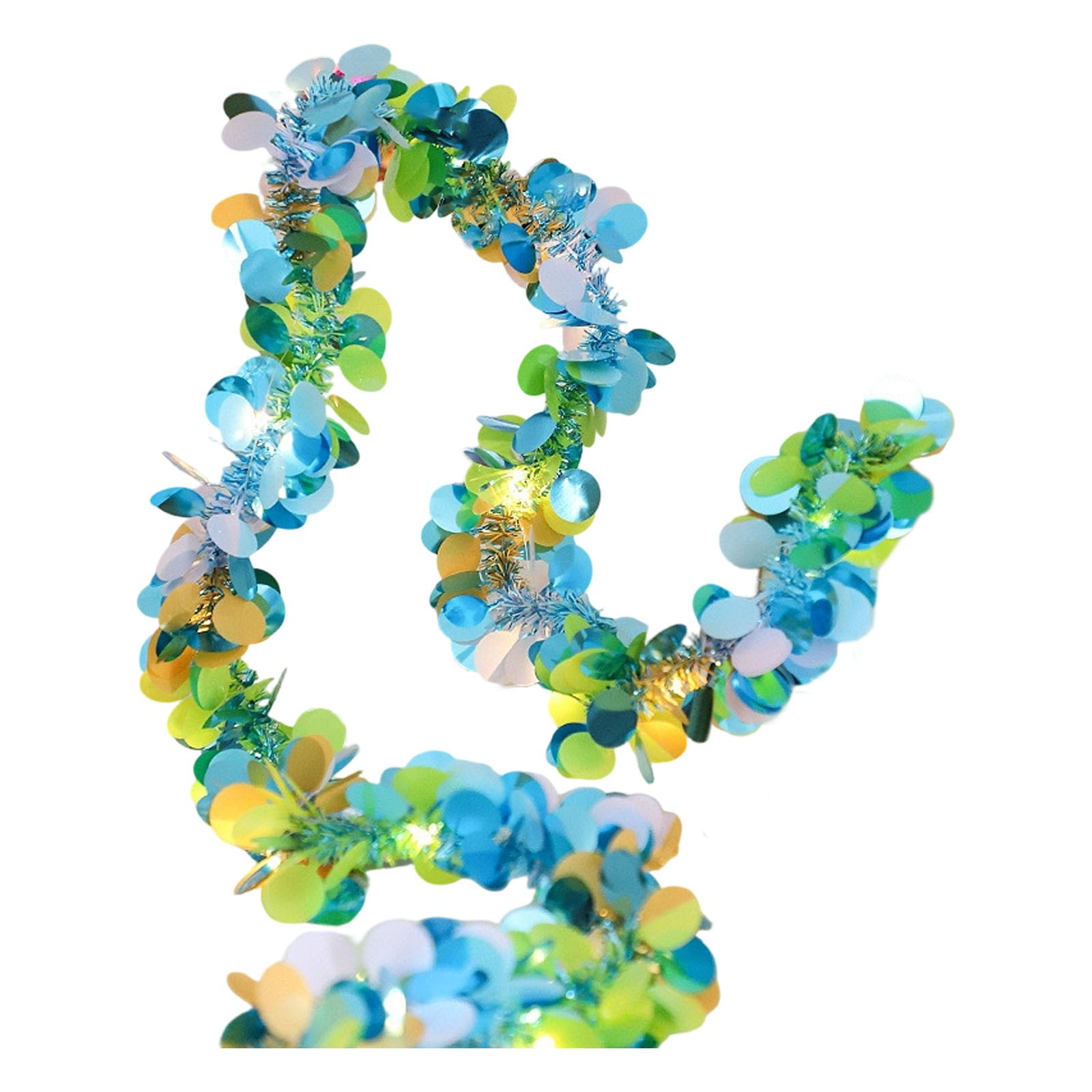 Easter Garland Decor,6.56Ft Glitter Tinsel Spring Garland Decorations ...