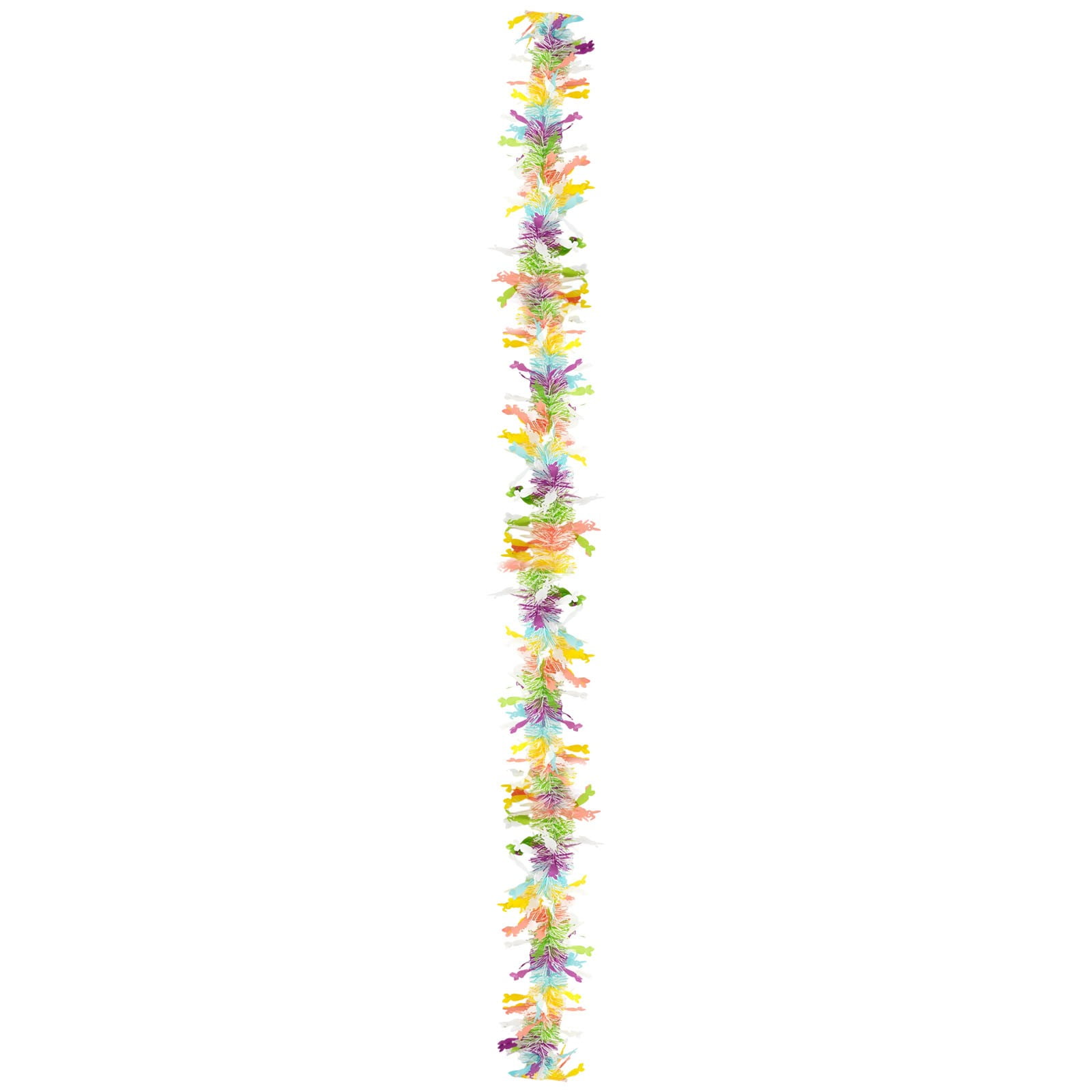 Easter Garland Decor,6.5Ft Glitter Tinsel Spring Garland Decorations ...