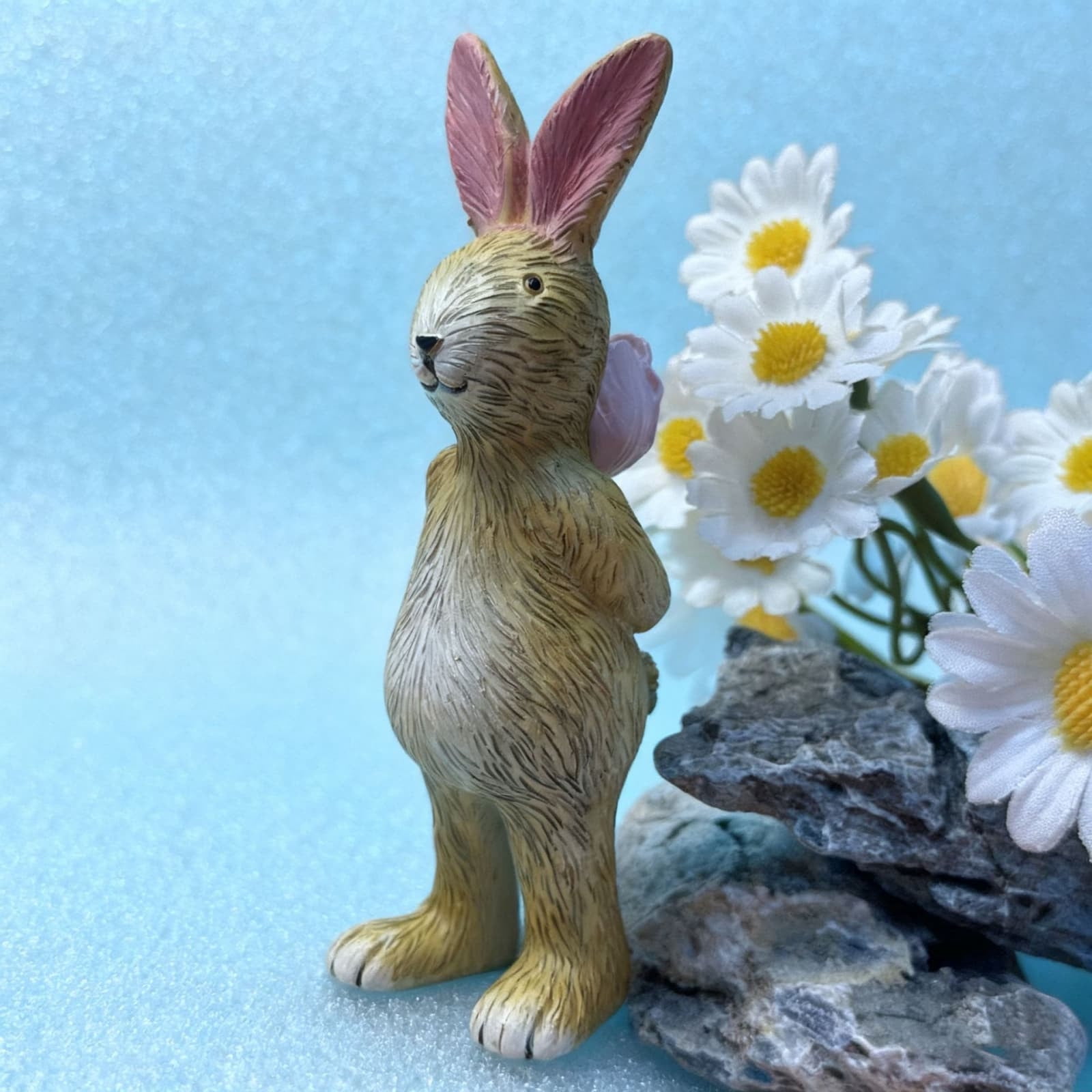 Easter Gentleman Style Rabbits Figurine, Elegant Spring Holiday Decor ...