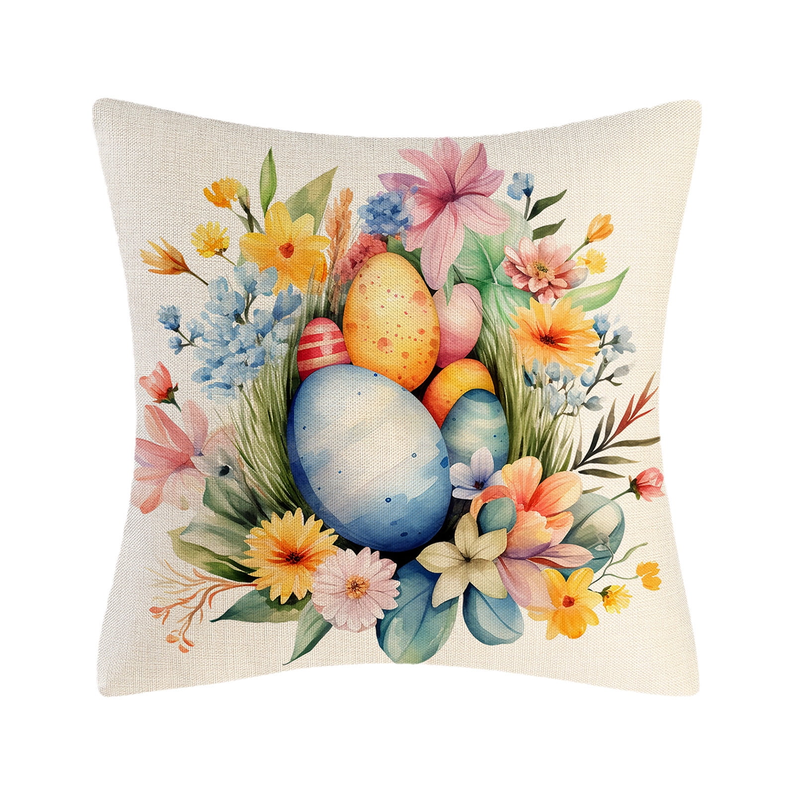 Easter Gift! Tunhigl 18IN Easter Pillow Covers Spring Easter Throw ...