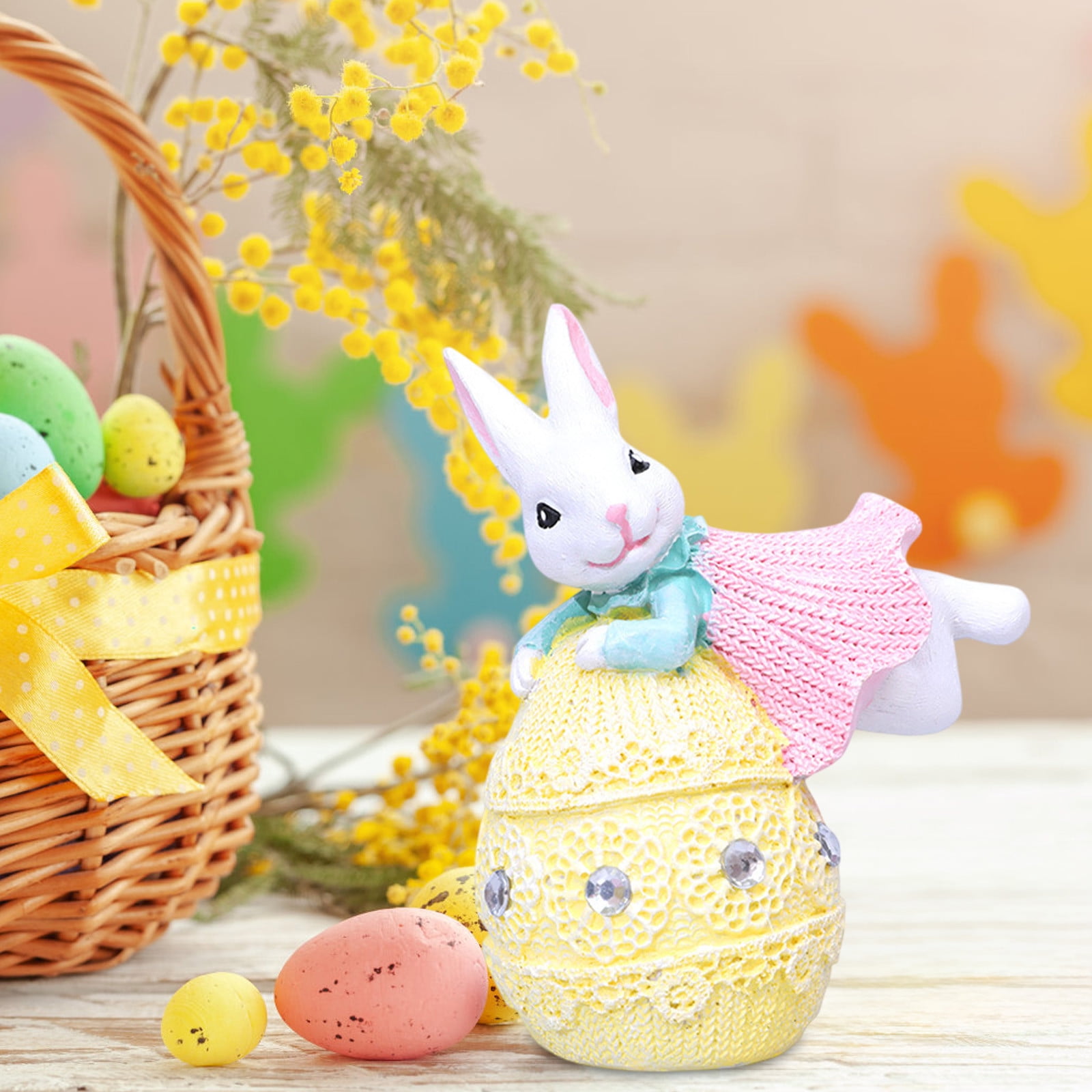 Easter Gifts Wzzjkit Easter Bunny, Sculpture Animals Model Easter Bunny ...