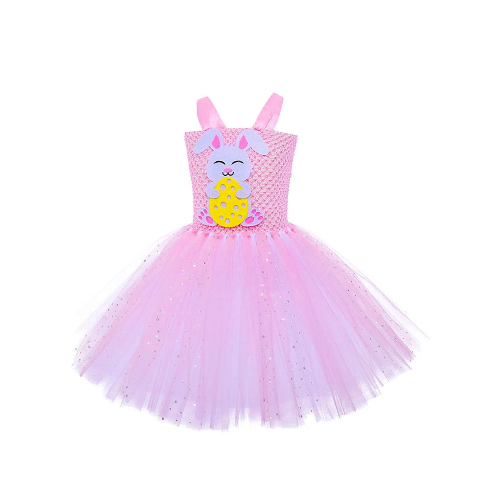 Easter Girl Outfit Tutu Dress Up Bunny Outfit Girls' Dresses for Kids 4 ...