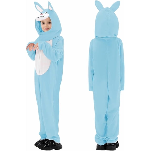 Easter Girls Bunny Onesie for Stage Performance Kids Cute Long Sleeve ...