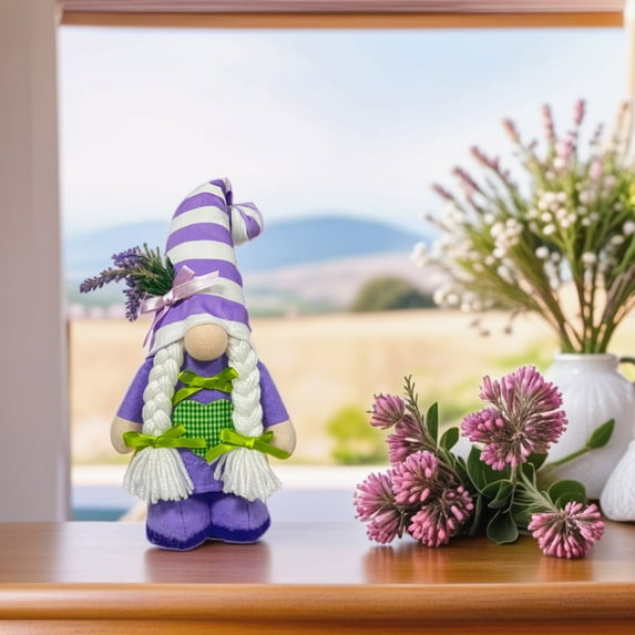 Easter Gnome Desktop Decoration, No-Face Dwarf Ornament For Home Office ...