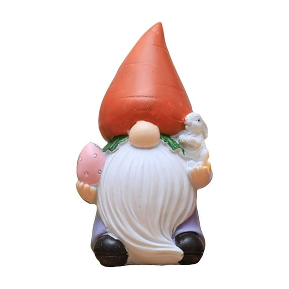 Easter Gnome Garden Statue - Bunny Gnome Figurine for Easter ...