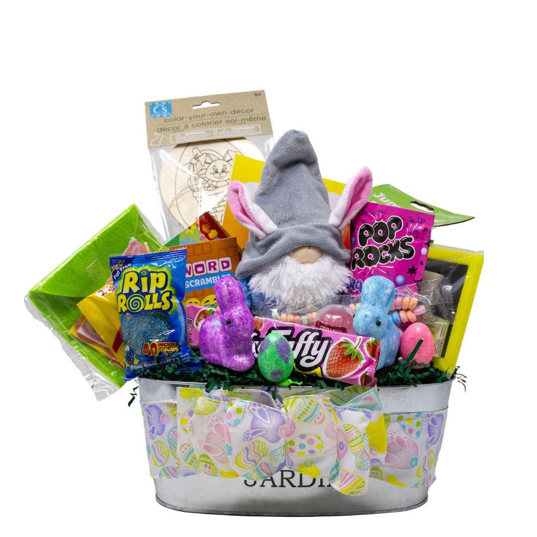 Walmart Easter Gnome Gift Basket with Candy & Toys | Fun Easter ...