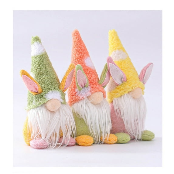 Easter Gnome Plush Decorations for Home Easter Gnomes Plush Table Party ...