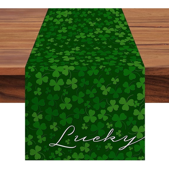 Easter Gnome Table Runner 72 Inches Long Watercolor Buffalo Plaid Truck ...