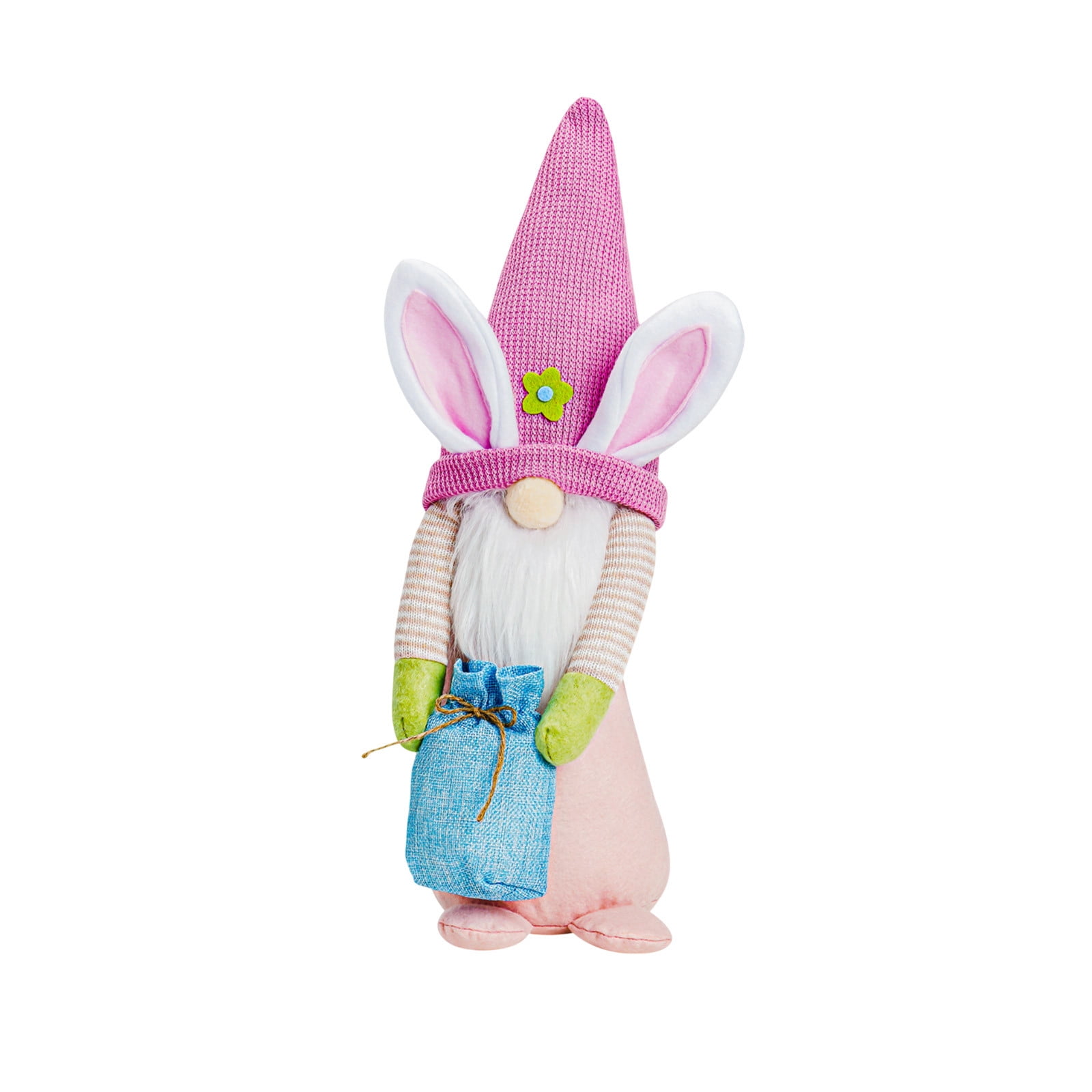 Easter Gnomes Plush Decoration, Spring Bunny Dolls with Egg Handmade ...