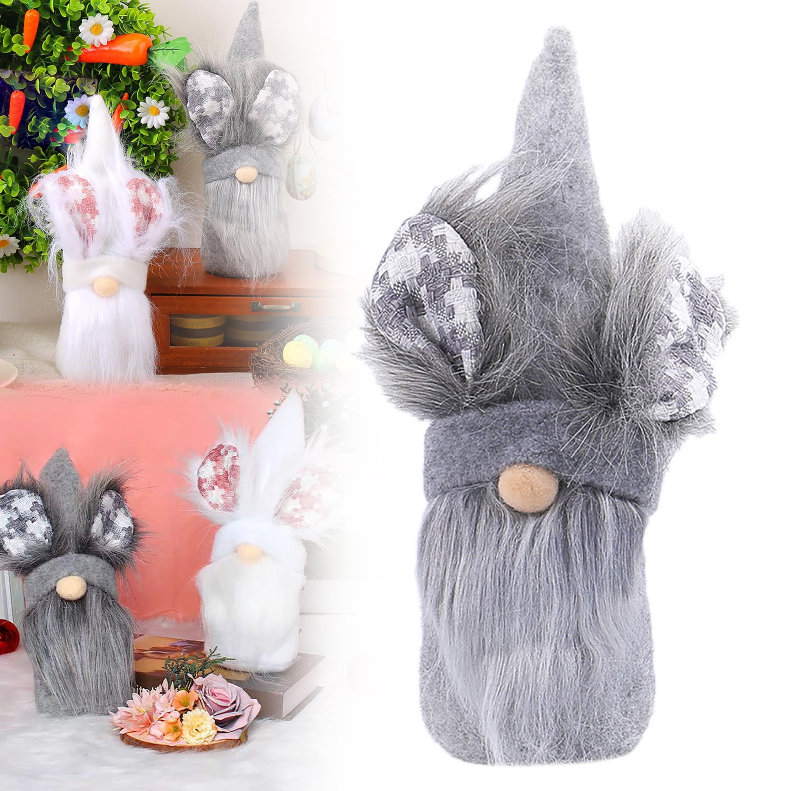 Easter Gnomes Plush Decorations Faceless Easter Bunny Gnomes Shelf ...