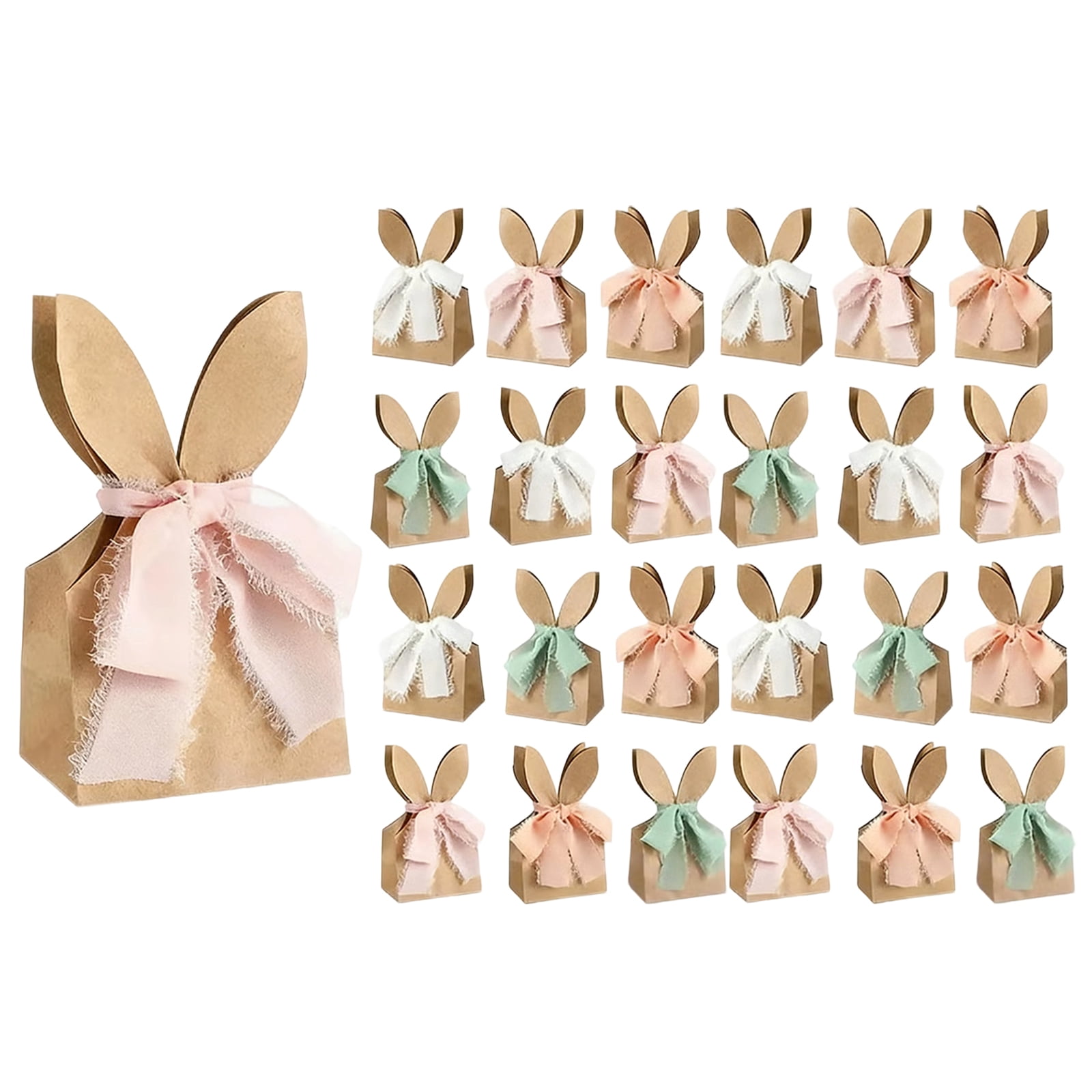 Easter Goodie Bags , 1pc Rustic Kraft Paper Treat Bags for Party Favors ...