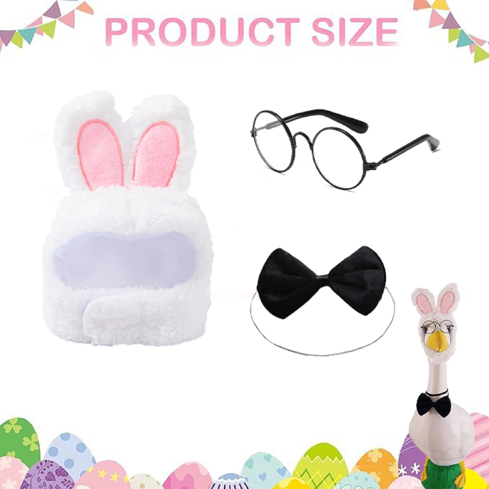 Easter Goose Outfits Porch Goose Clothes Fits 23" Cement Plastic Goose ...