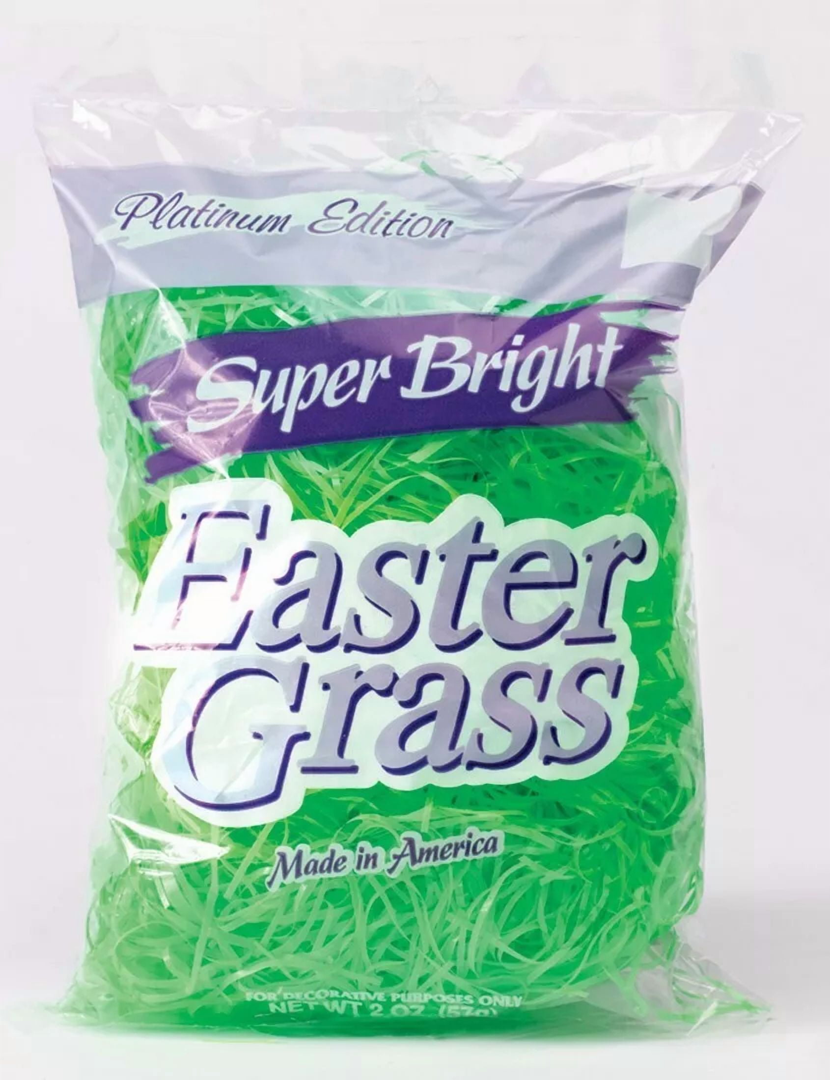 Easter Grass Super Bright Green 1.5 Oz - Walmart.com
