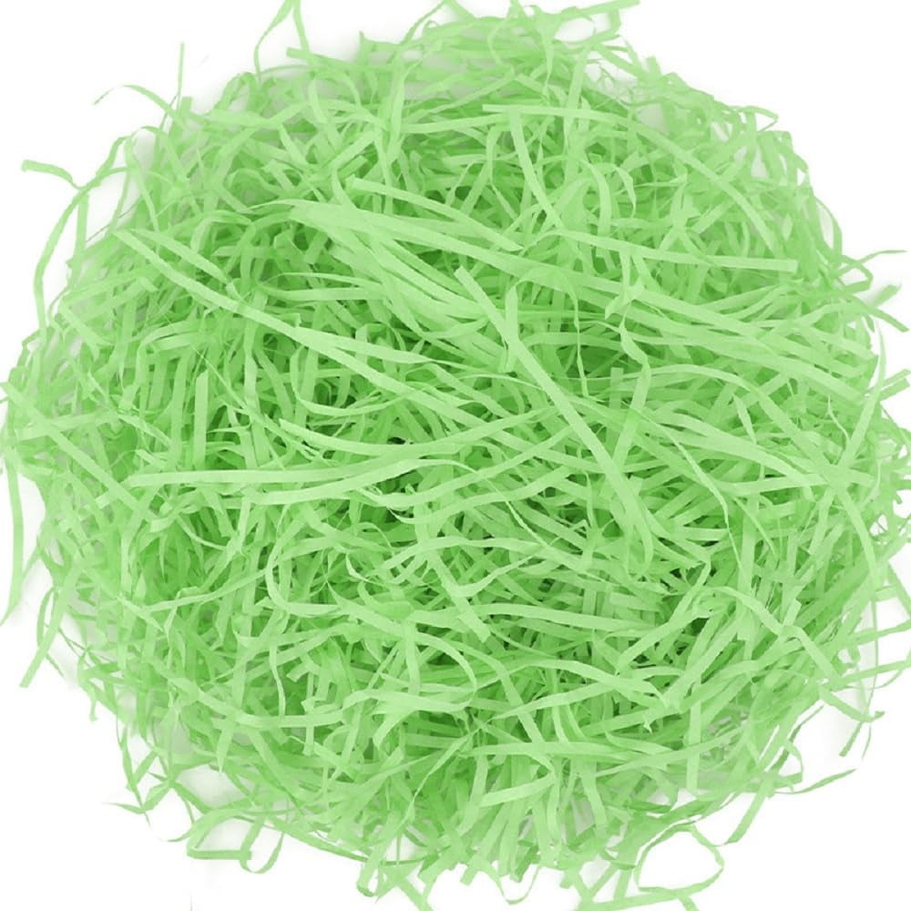 Easter Green Grass Craft YYF14 Shredded Tissue Raffia Paper Grass Shred ...