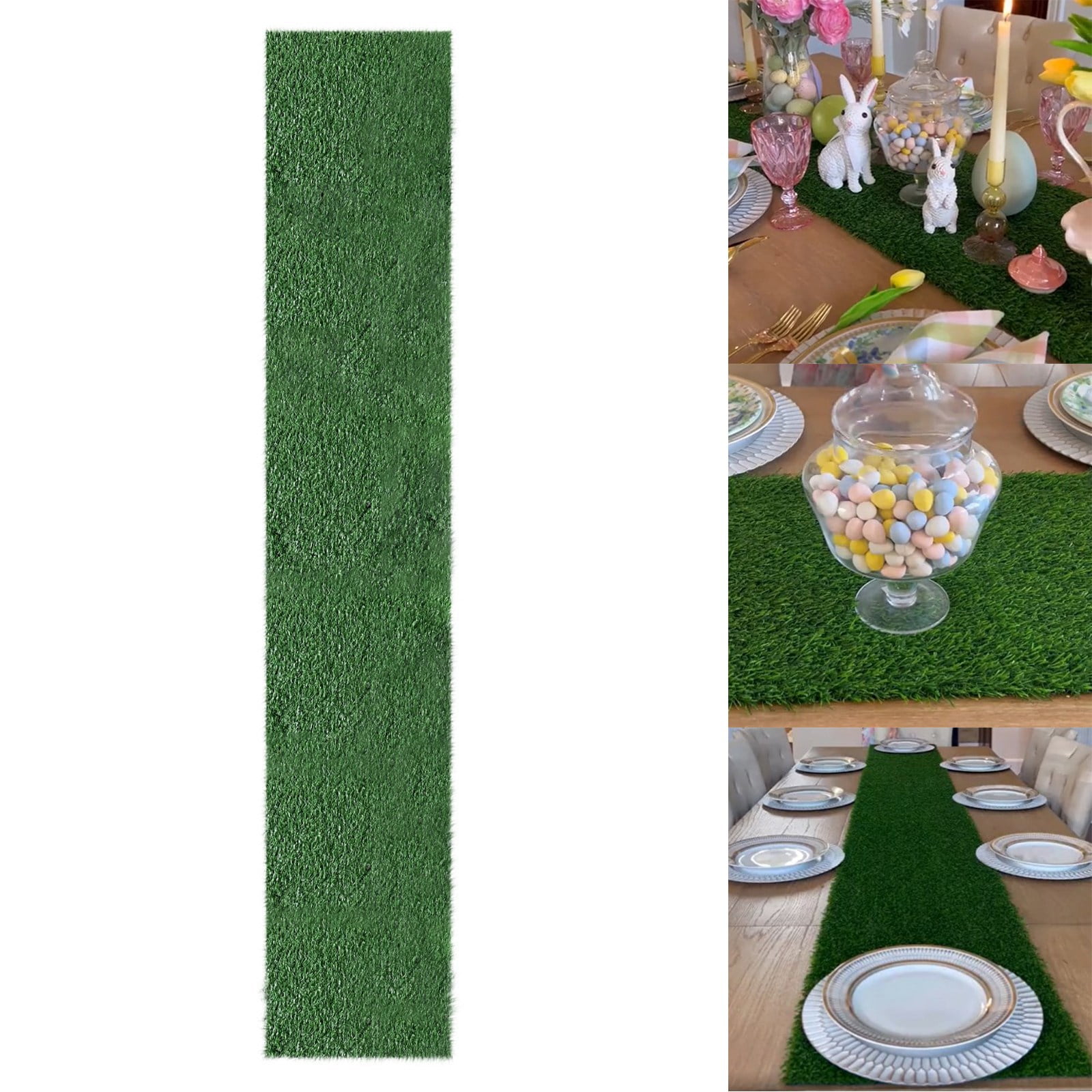 Easter Green Table Runner 5 Sizes Of Artificial Grass Table Runners To ...