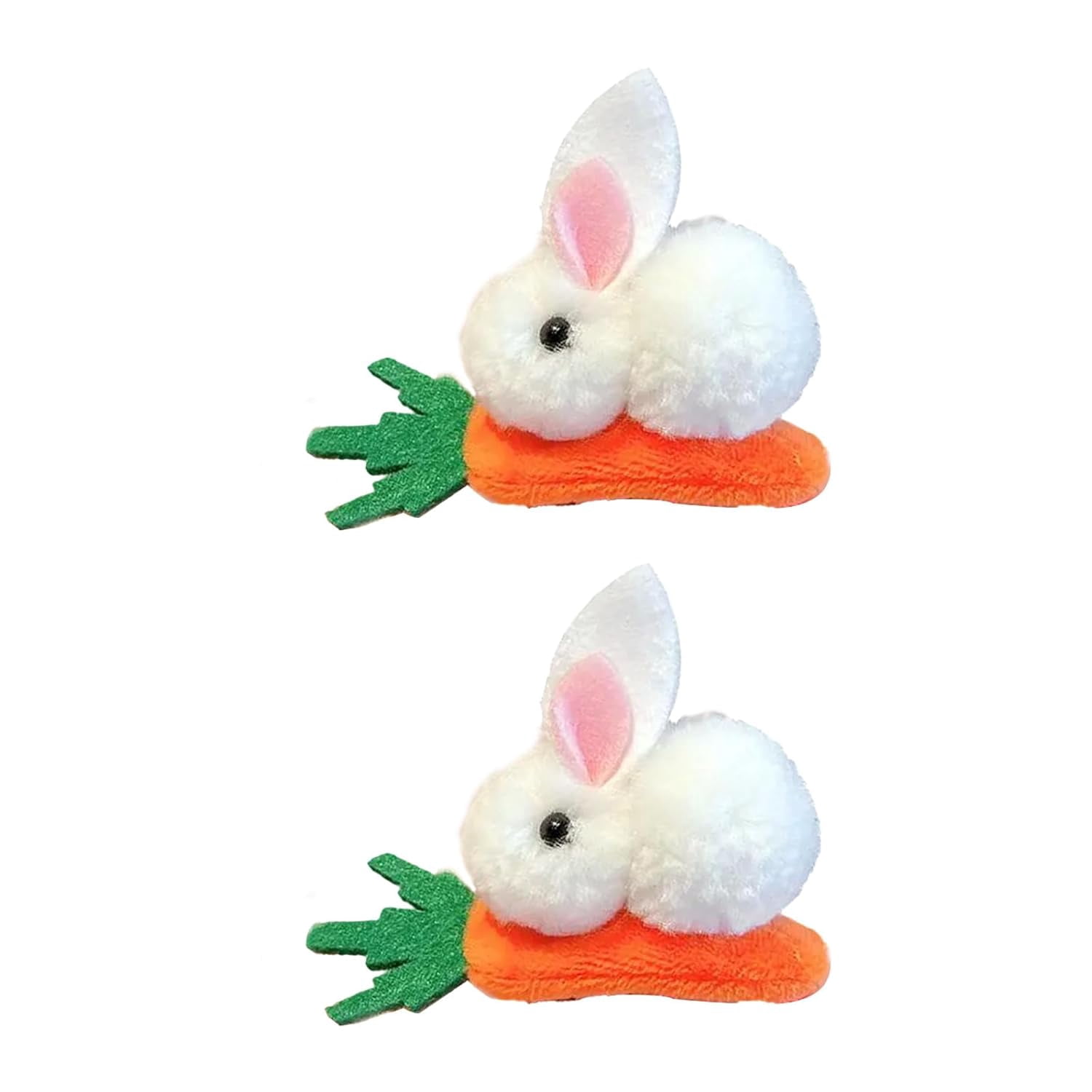 Easter Hair Clips White Bunny Hairpins for Women Girls Easter Hair ...
