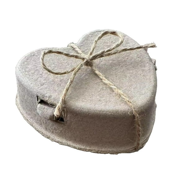 Easter Heart Shaped Egg Cartons With Jute Rope 3 Count Heart Shaped ...