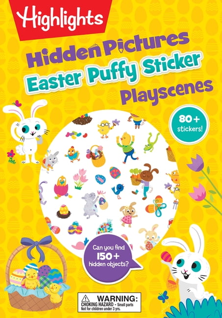 Easter Hidden Pictures Puffy Sticker Playscenes - Walmart.com