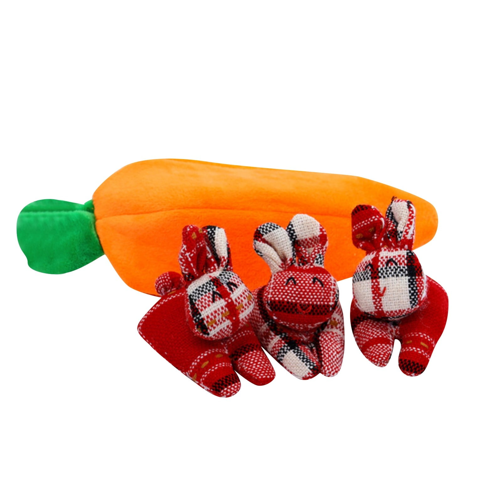 Easter Hide-and-Seek Bunnies in Carrot Pouch Easter Bunny Stuffed ...