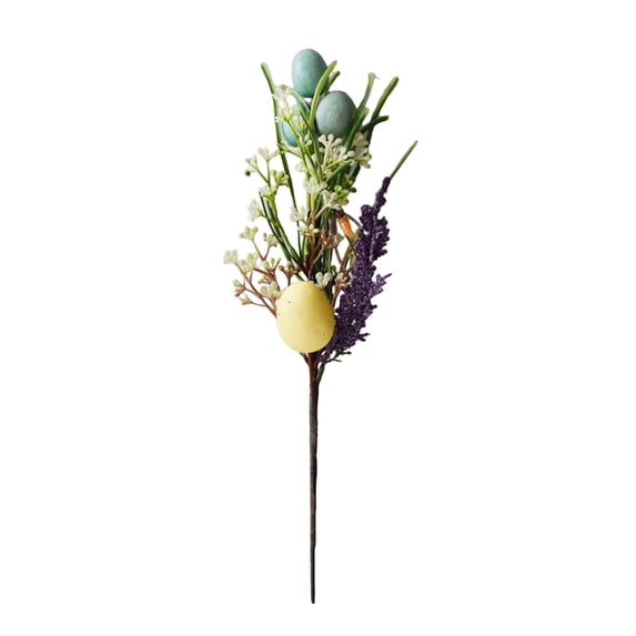 Easter Holiday Diy Decorative Branch With Faux Leaves And Pastel ...