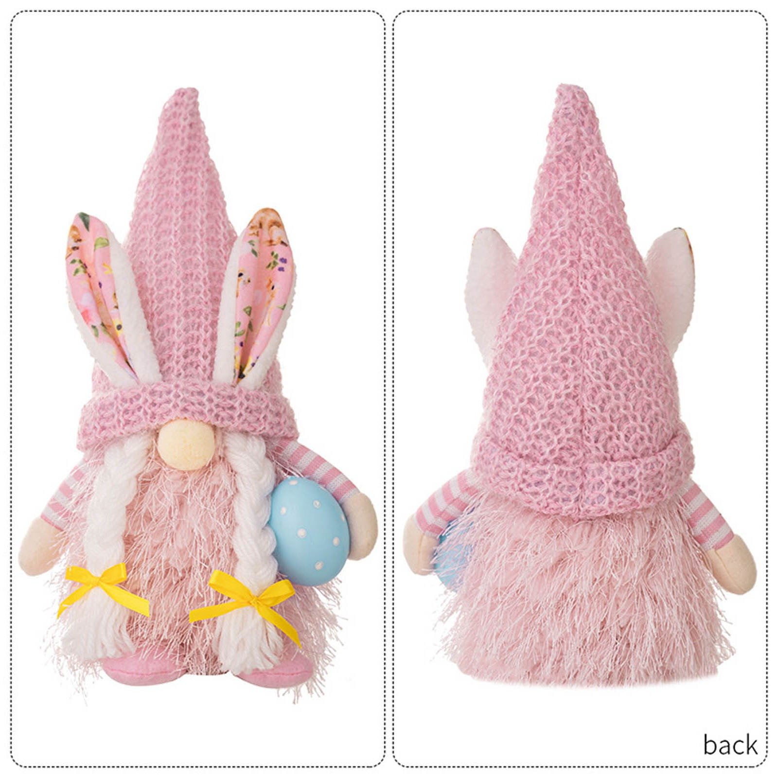 Easter Holiday Gnome Standing Faceless Doll Handmade Swedish Dwarf Elf ...