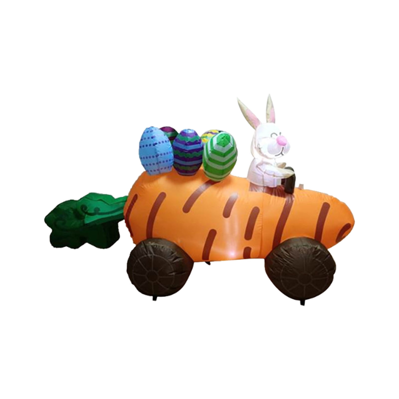 Easter Inflatables Outdoor Decorations,LED Luminous Inflatable Bunny on ...