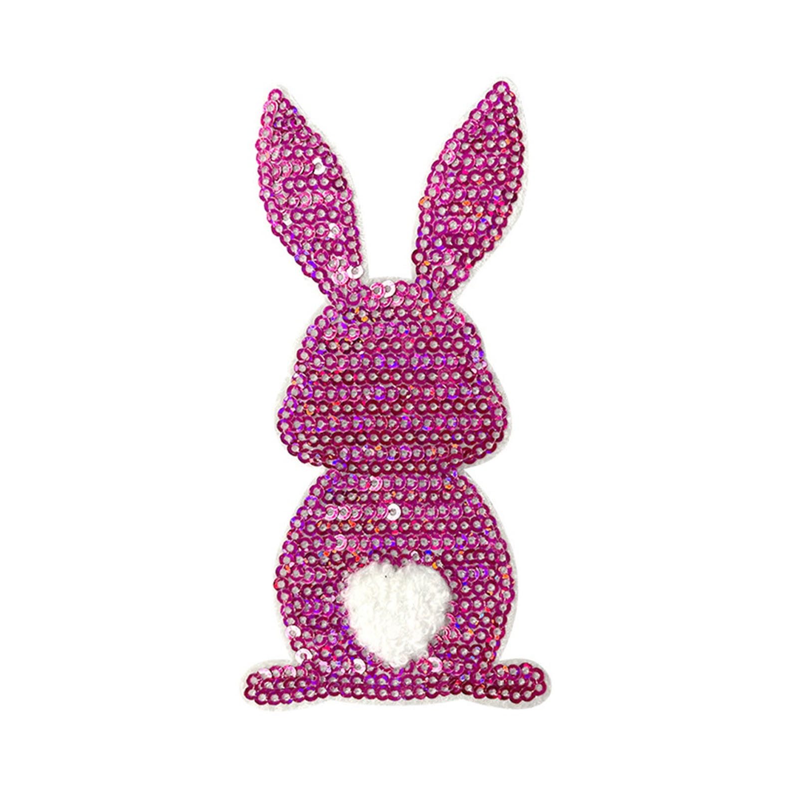 Easter Iron on Patches, 4.5.x2.2 Pink Heat Transfer Patch for Shirt and ...