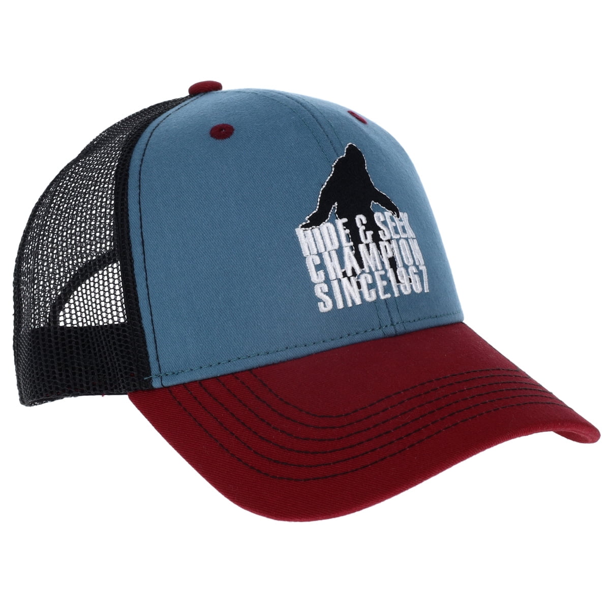Easter Island Mercantile Bigfoot Trucker Hat LEGBFHS Embroidered Hide ...
