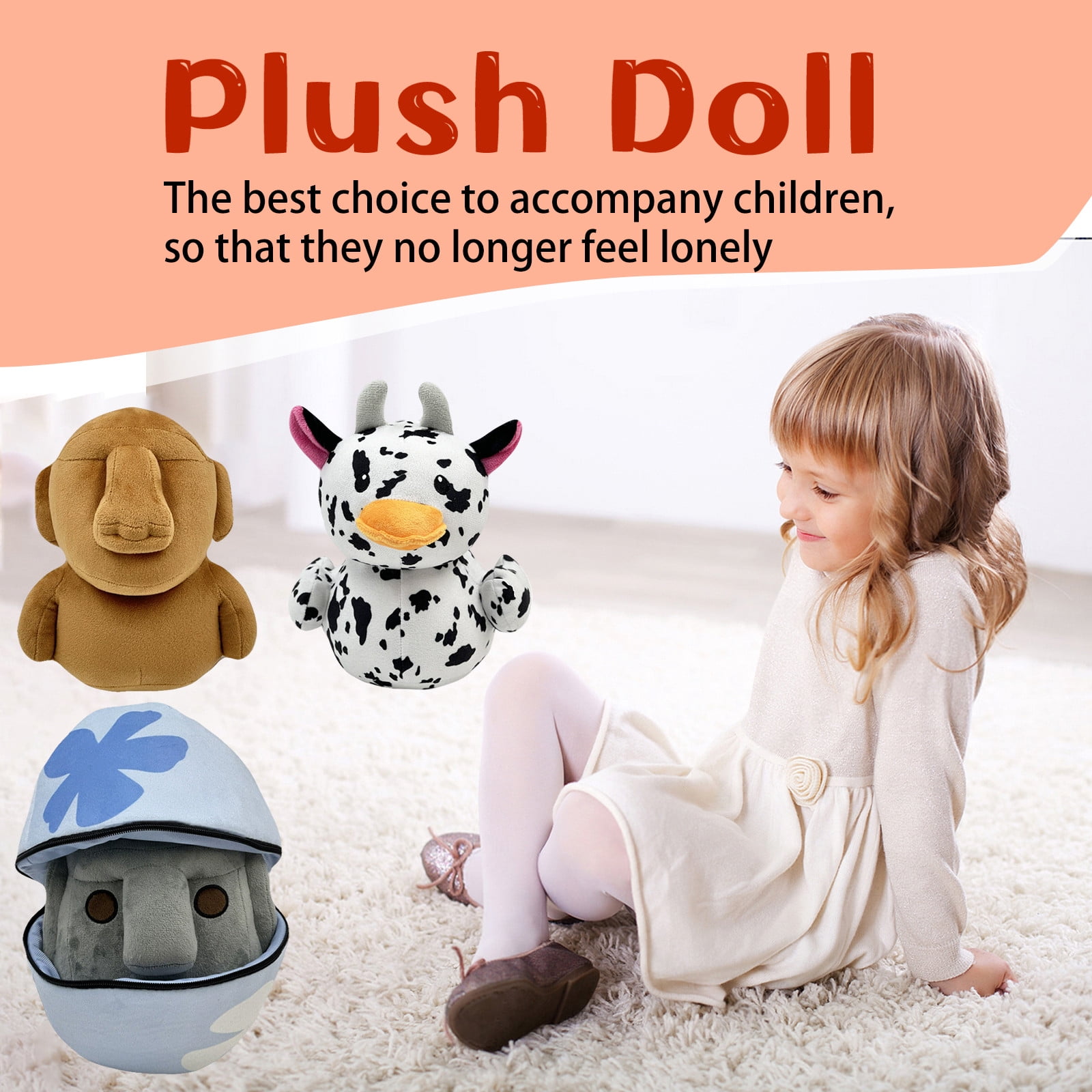 Easter Island Moai Head Sculpture Stuffed Plush Toys 2pcs, A Grey Moai ...