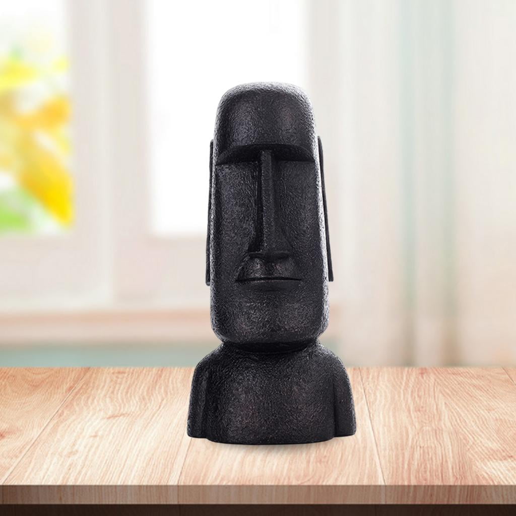 Easter Island Statue Ahu Ancient Monolith Decoration Accents Moai Head ...