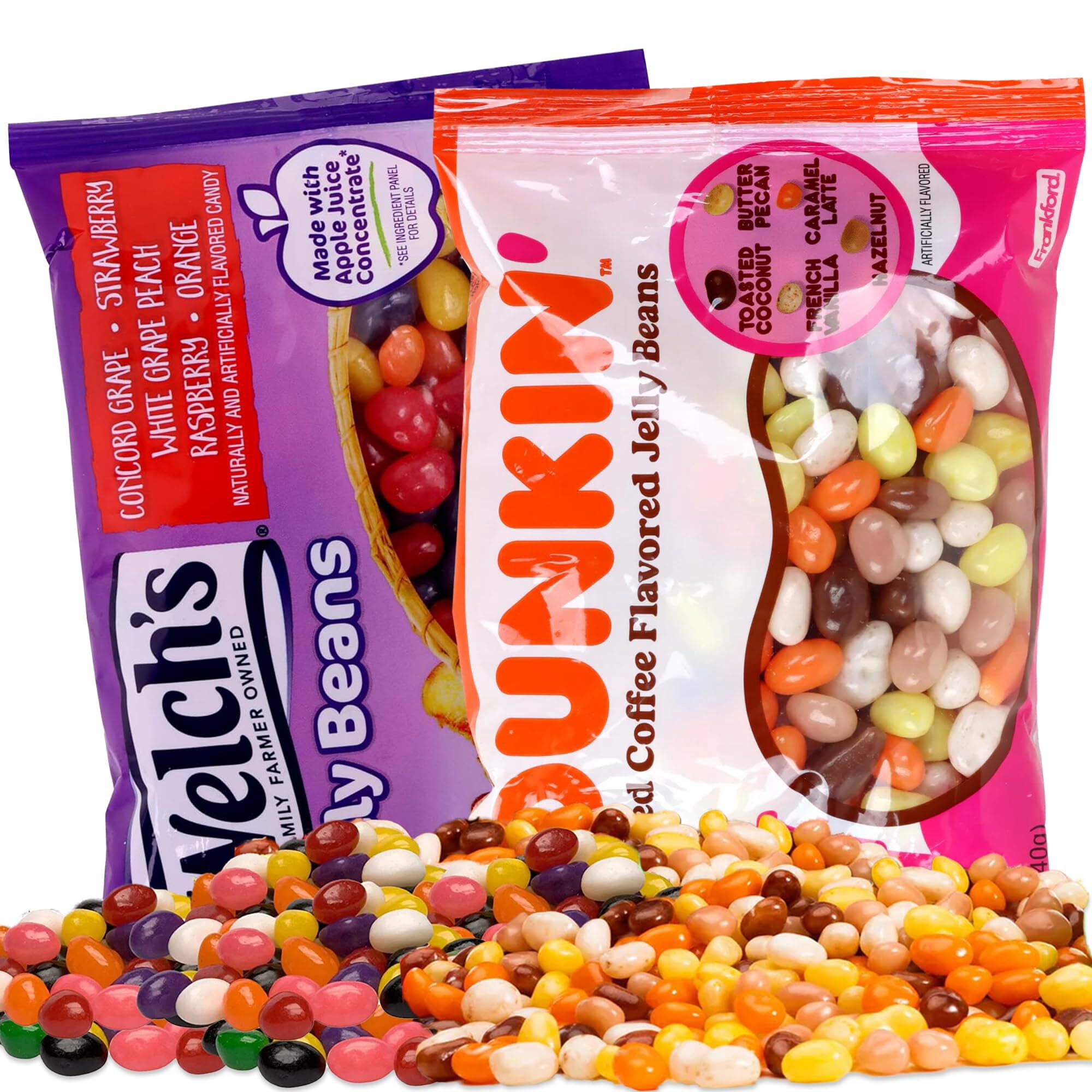 Easter Jelly Beans Bulk Variety 2 Pack- Donuts Iced Coffee Jellybeans ...