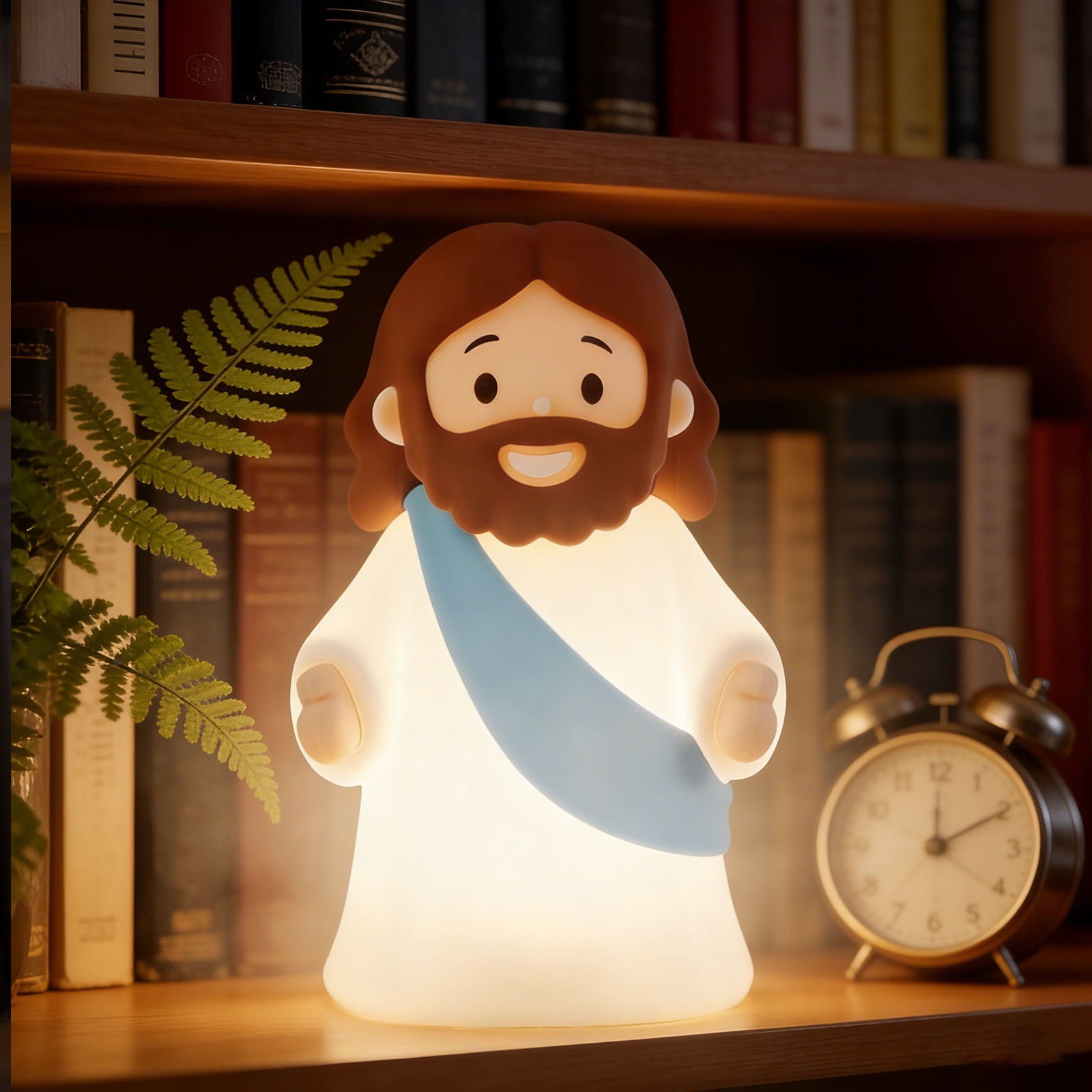 Easter Jesus Night Light Rechargeable Bedside Night Light Dimmable ...