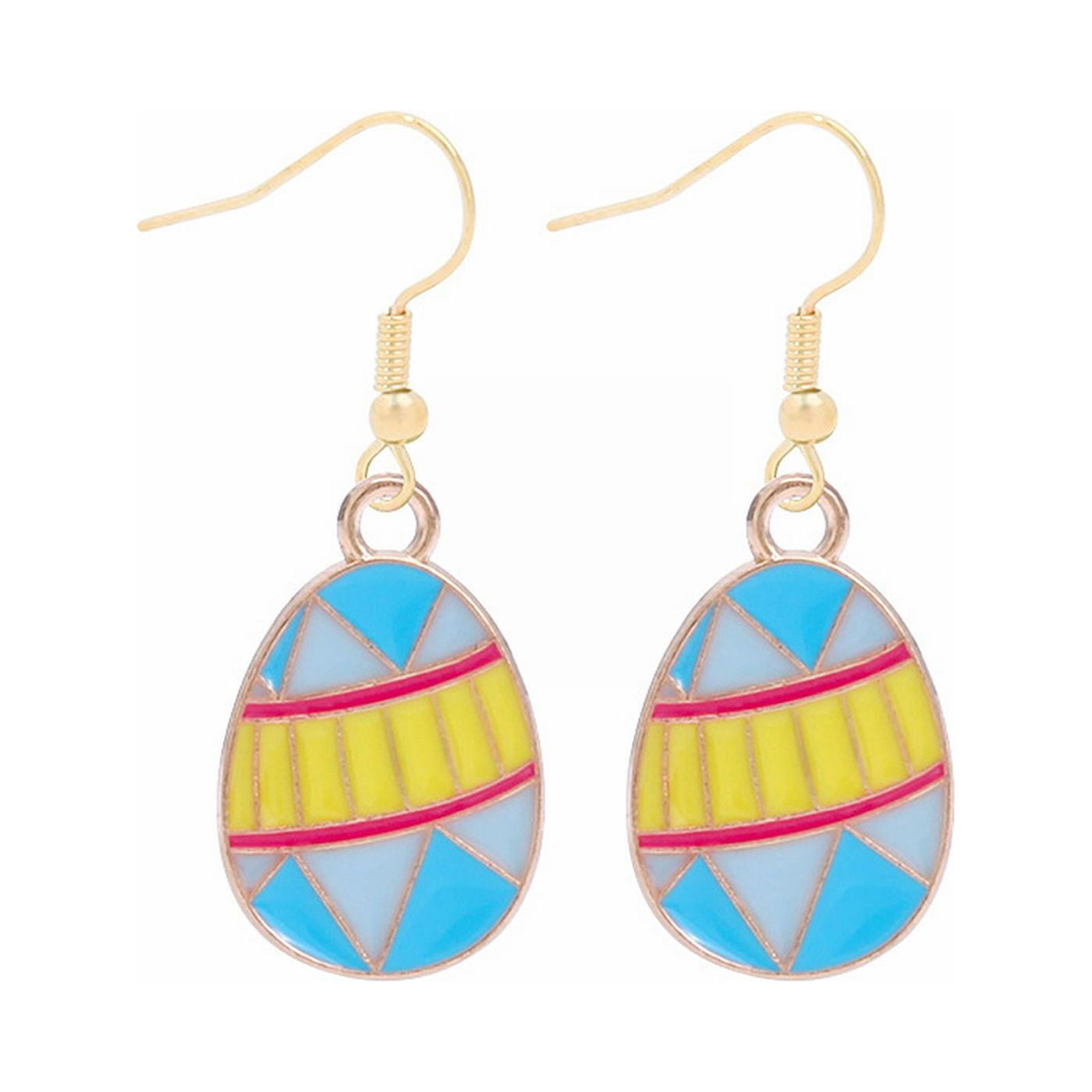 Easter Jewelry Earrings Cartoon Cute Bunny Dangling Rabbit Earrings ...