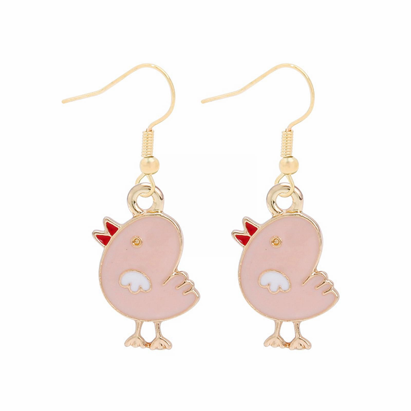 Easter Jewelry Earrings Cartoon Cute Bunny Dangling Rabbit Earrings ...