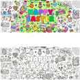 Easter Jumbo Coloring Banner & Giant Coloring Poster - Disposable ...