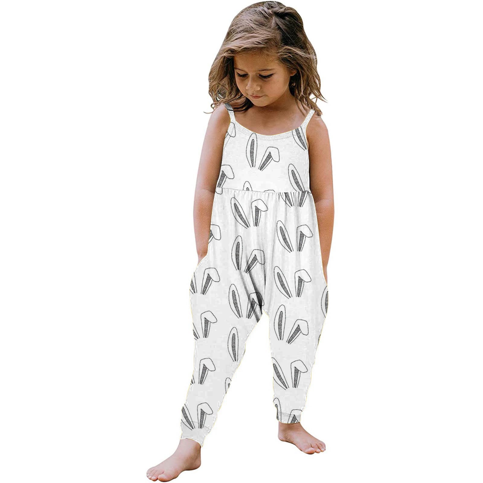 Easter Jumpsuit Romper for Kids,Toddler Girls Kids Jumpsuit One Piece ...