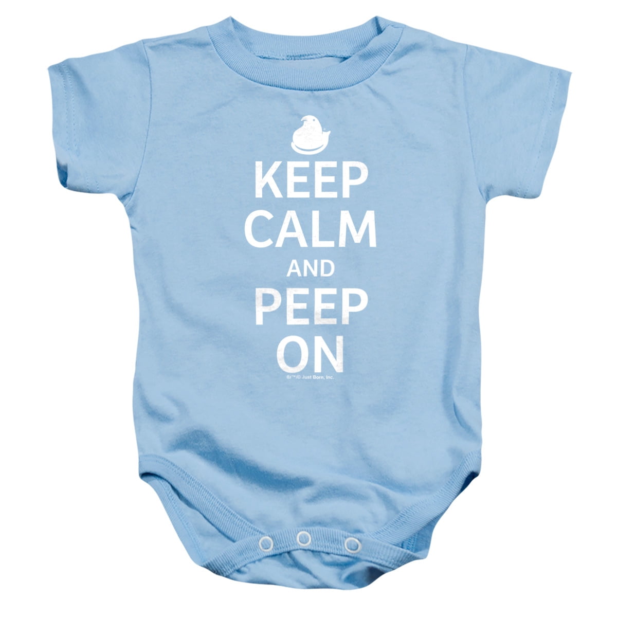 Easter Keep Calm and Peep On Unisex Infant Snap Suit for Baby, Light ...