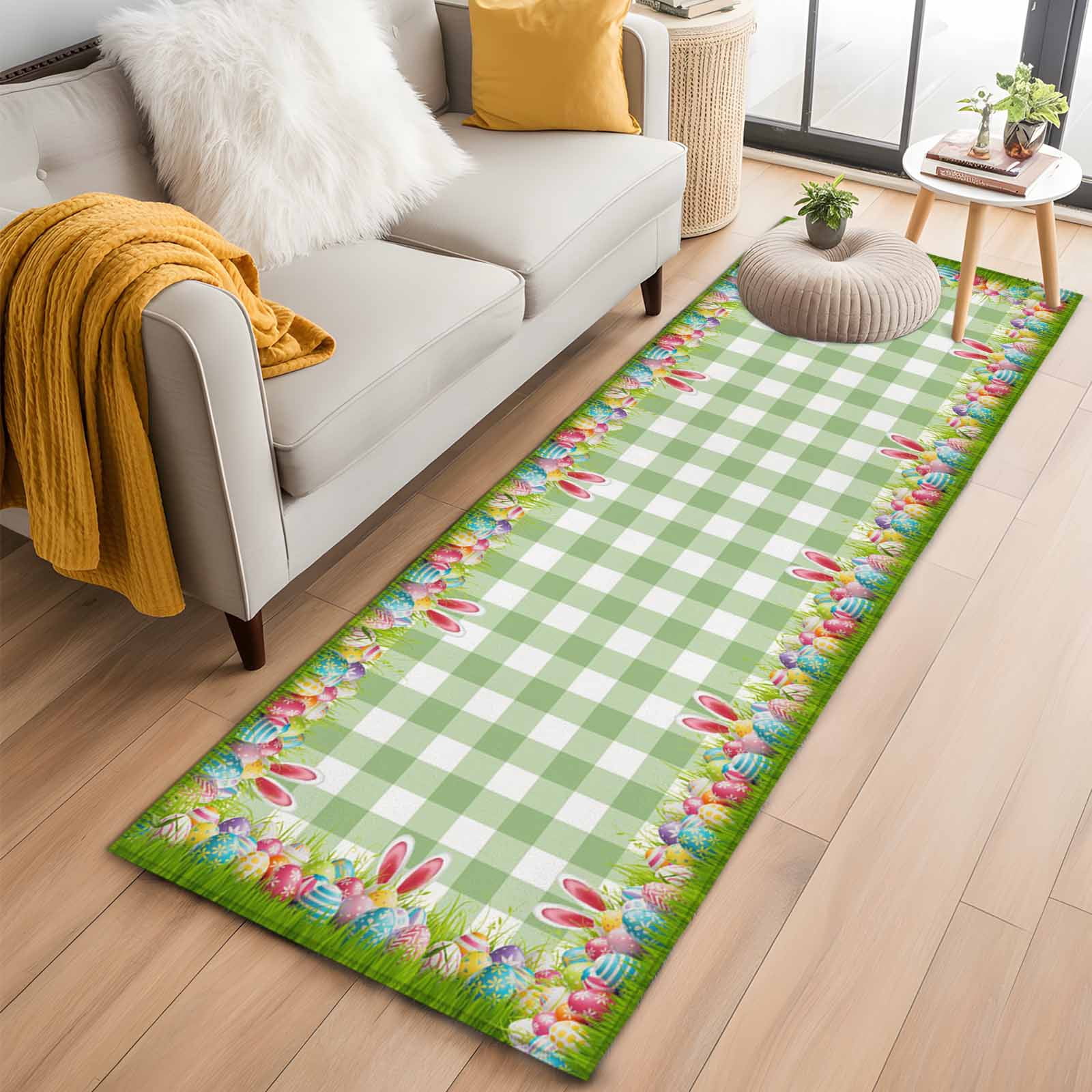 Easter Kitchen Runner Rug 2x6 Washable Runners for Hallway Non Slip ...