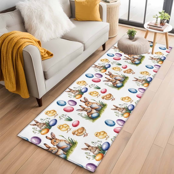 Easter Kitchen Runner Rug 2x6 Washable Runners for Hallway Non Slip ...