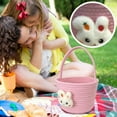 Easter Knitted Gift Basket, Adorable Bunny Decor, Pink 1-Pack - Walmart.com