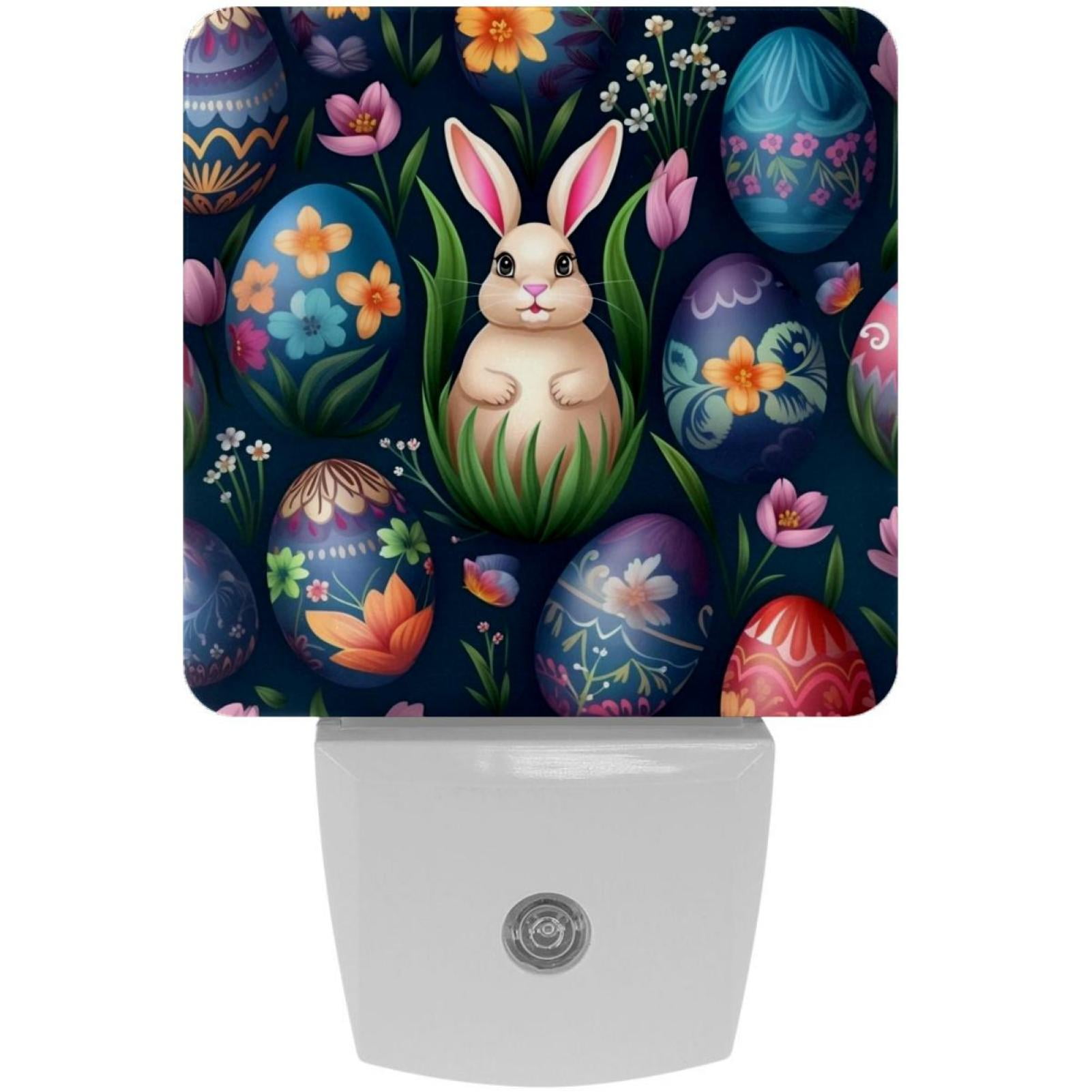 Easter LED Square Night Light - Energy Efficient and Stylish Illumination for Bedrooms and ...