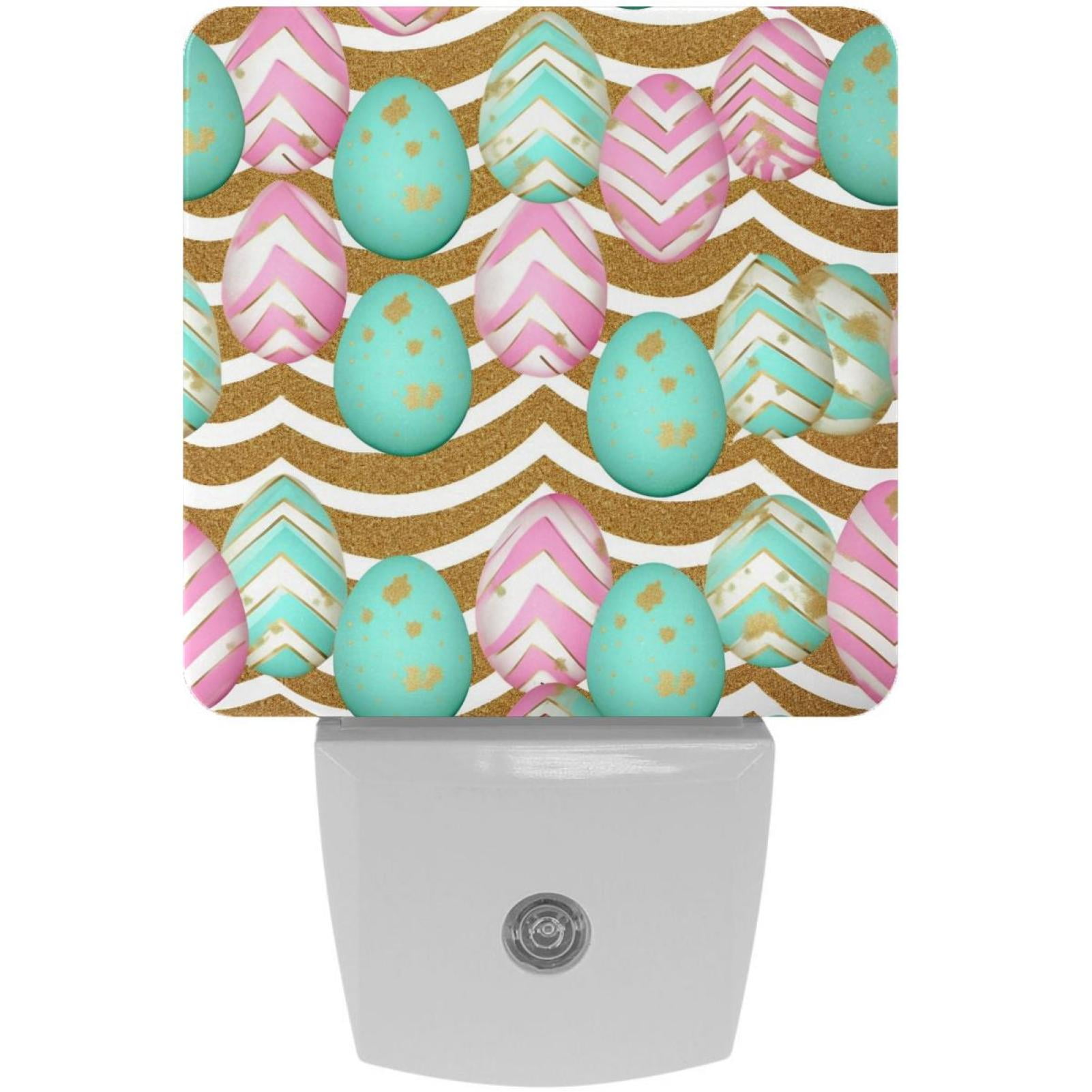 Easter LED Square Night Light - Soft Glow Plug-in Lamp with Dusk to ...