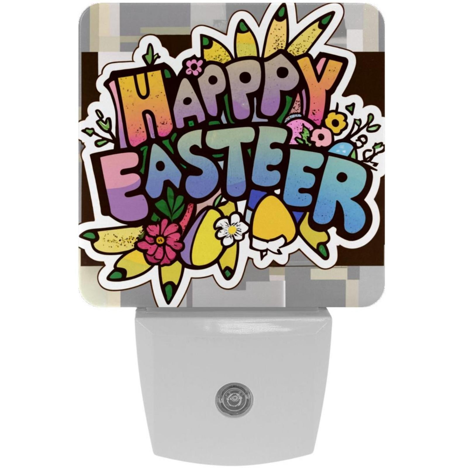 Easter LED Square Night Lights - Energy Efficient and Stylish Bedroom ...