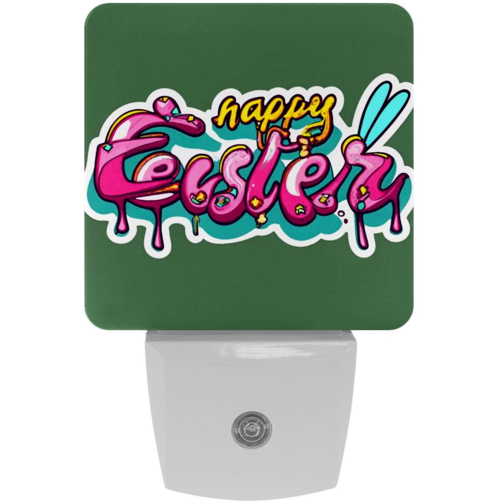 Easter LED Square Night Lights - Modern Design, Energy Efficient Indoor ...